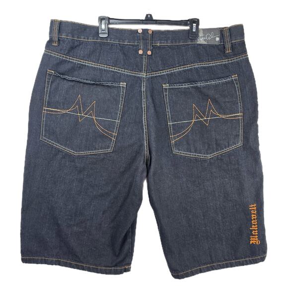 Makaveli | Shorts | Vintage Makaveli Jean Shorts Mens Size 46 Tupac Hip ...